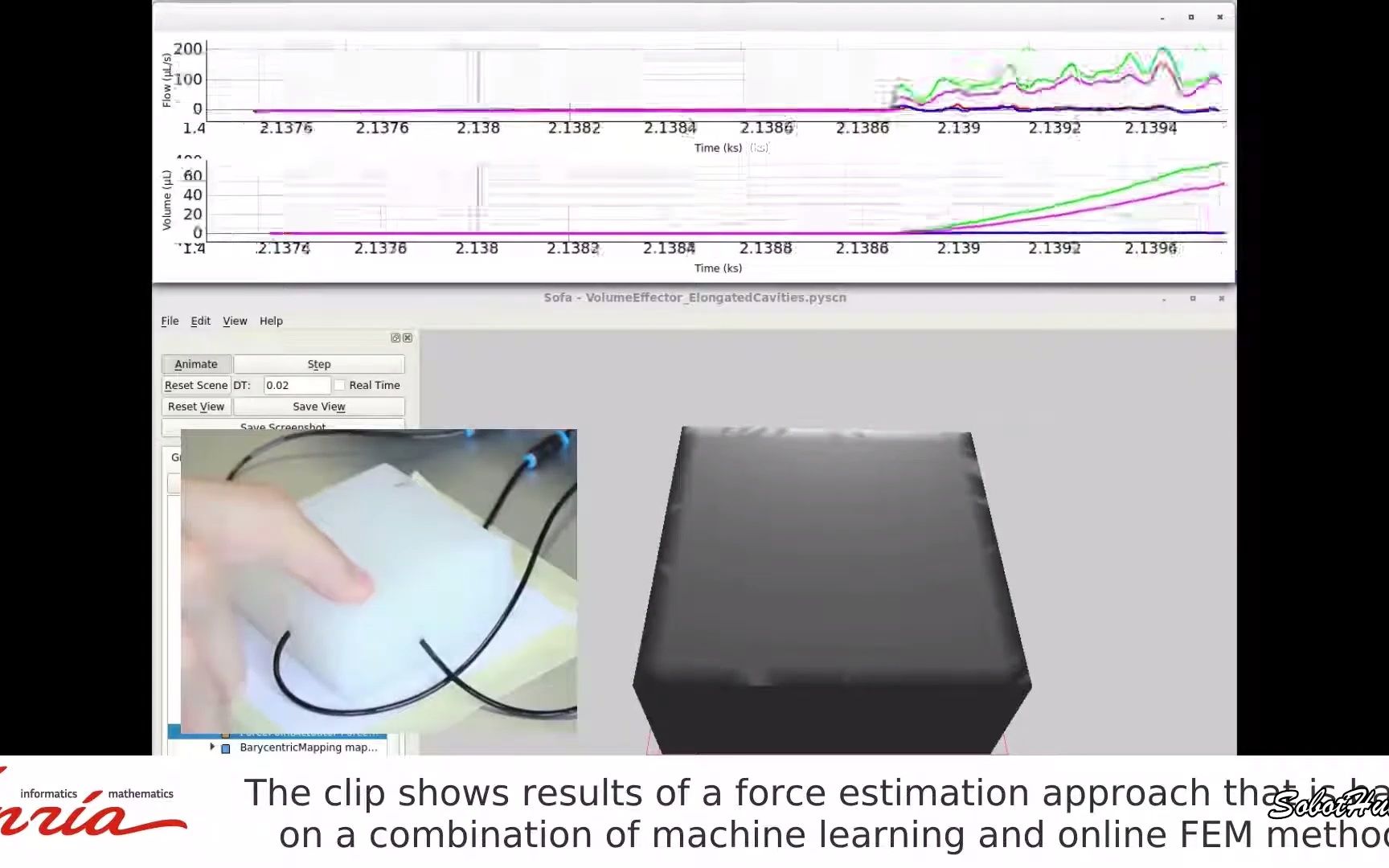 模拟基于气流测量的新型软机械传感器