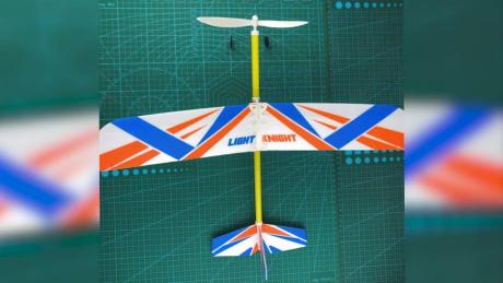 轻骑士橡筋动力飞机的制作