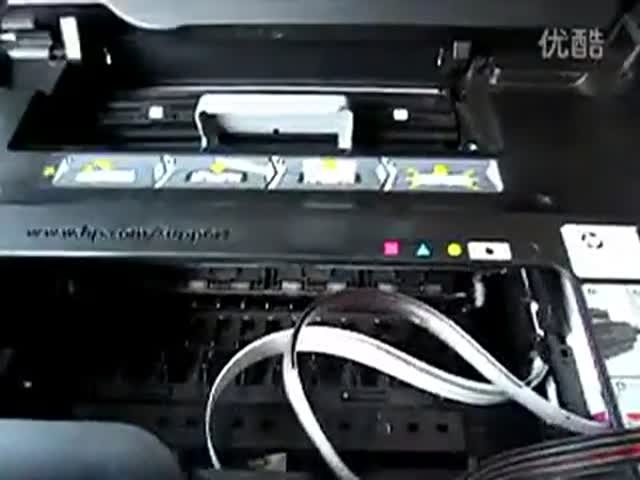 惠普4610喷墨一体机 墨车安装