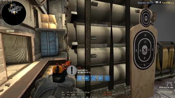 CSGO:AK47跪地30发吓死你