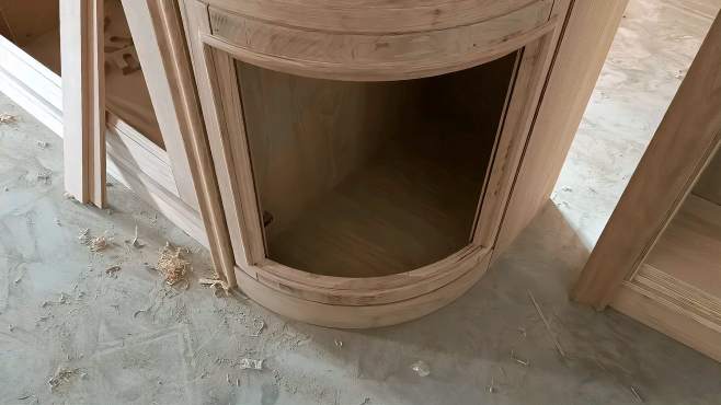 手把手教你制作弧形柜门,步骤流程堪称教科书,看完你就学会了