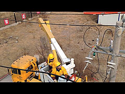 双人绝缘杆接引分支引线