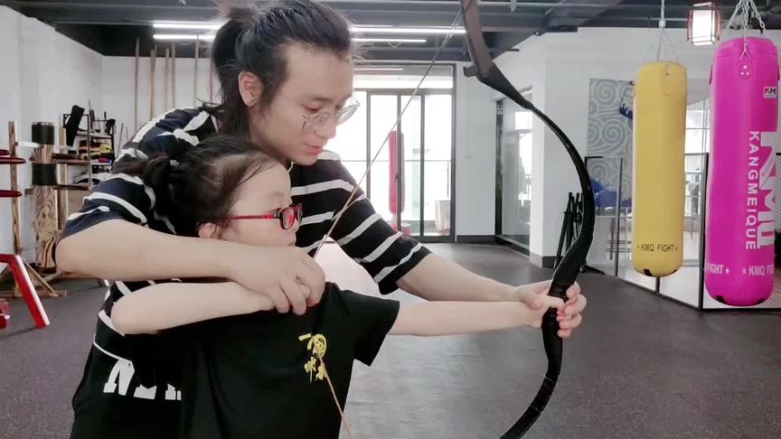 #传统弓箭 习射练习#射箭