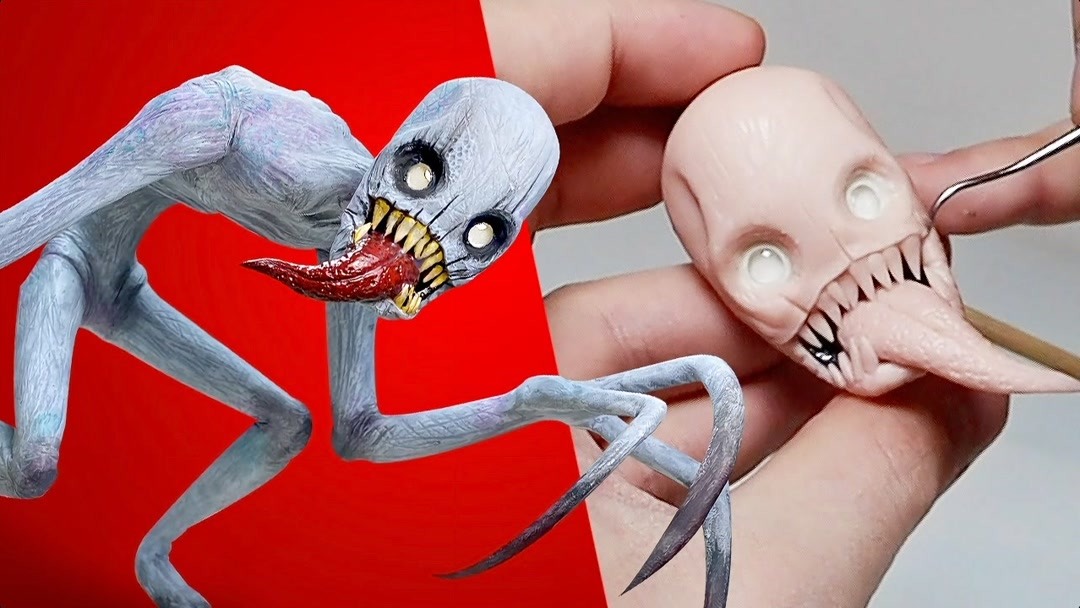 使用粘土制作蠢萌的怪物手办,你想拥有吗?一起来见识下!