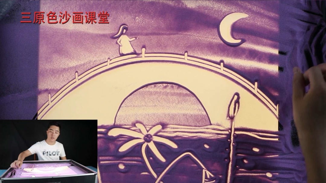 荷塘月色风景画,很唯美哦,你学会了吗