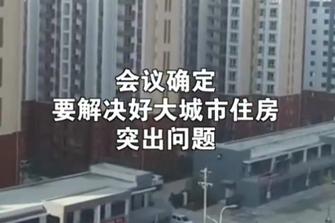 #中央明确解决好大城市住房突出问题#