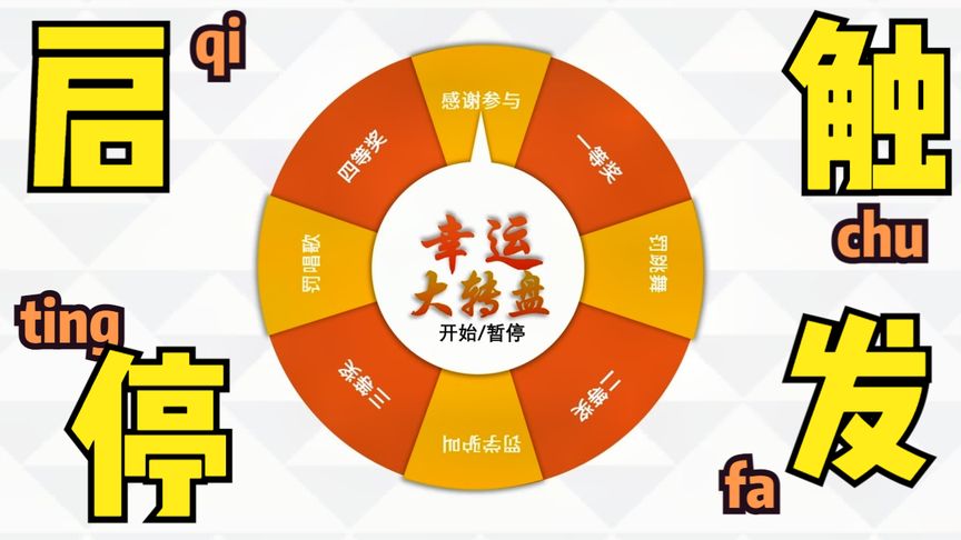 年会抽奖大转盘PPT制作技巧,两个方法分享 学浪计划