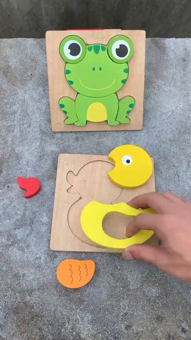 3D立体木质彩色拼图