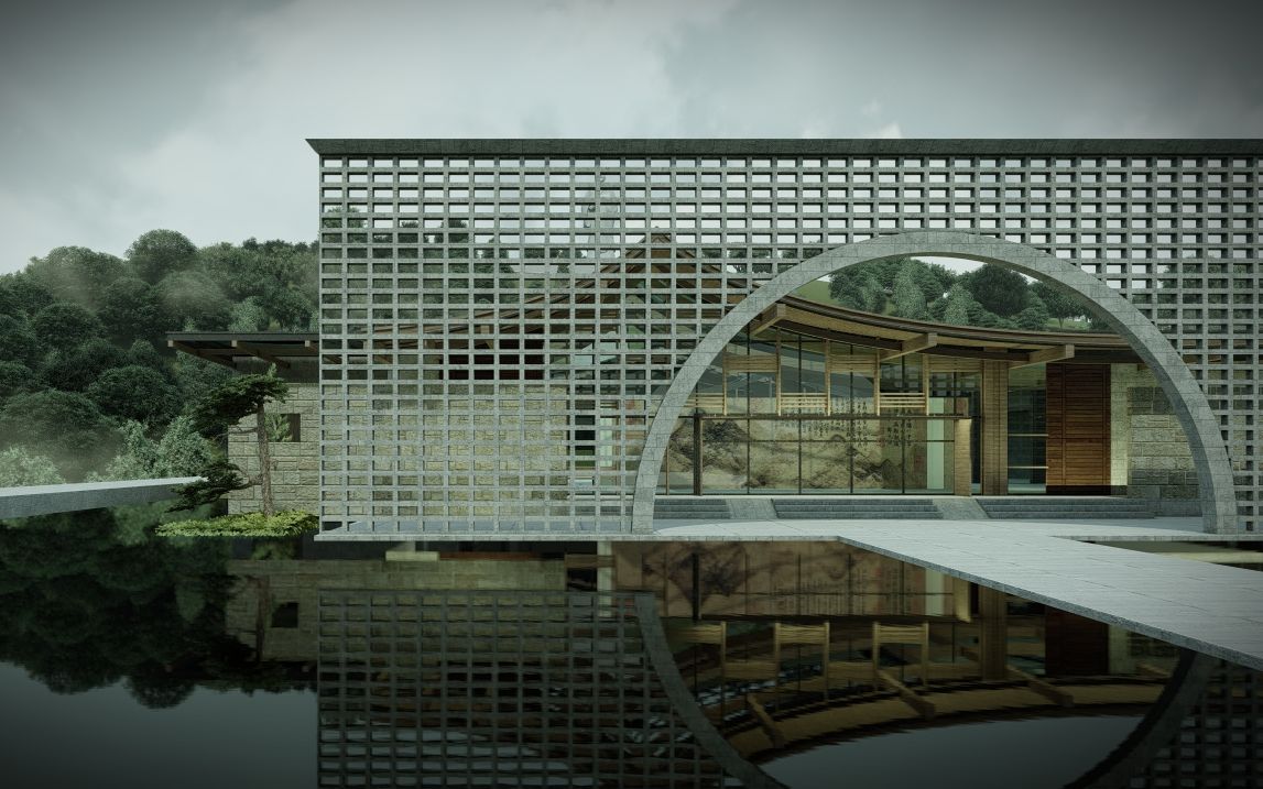 毕设动画-朱子书院建筑规划方案设计