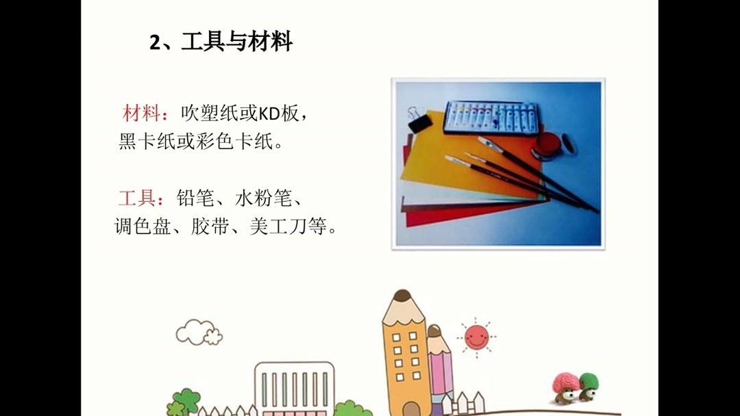 幼儿园中班美术《吹塑纸版画》视频