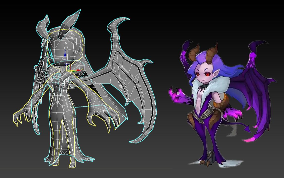 反正没人看,分享一个手绘外包案例实战教程 3Dmax手绘角色模型制作