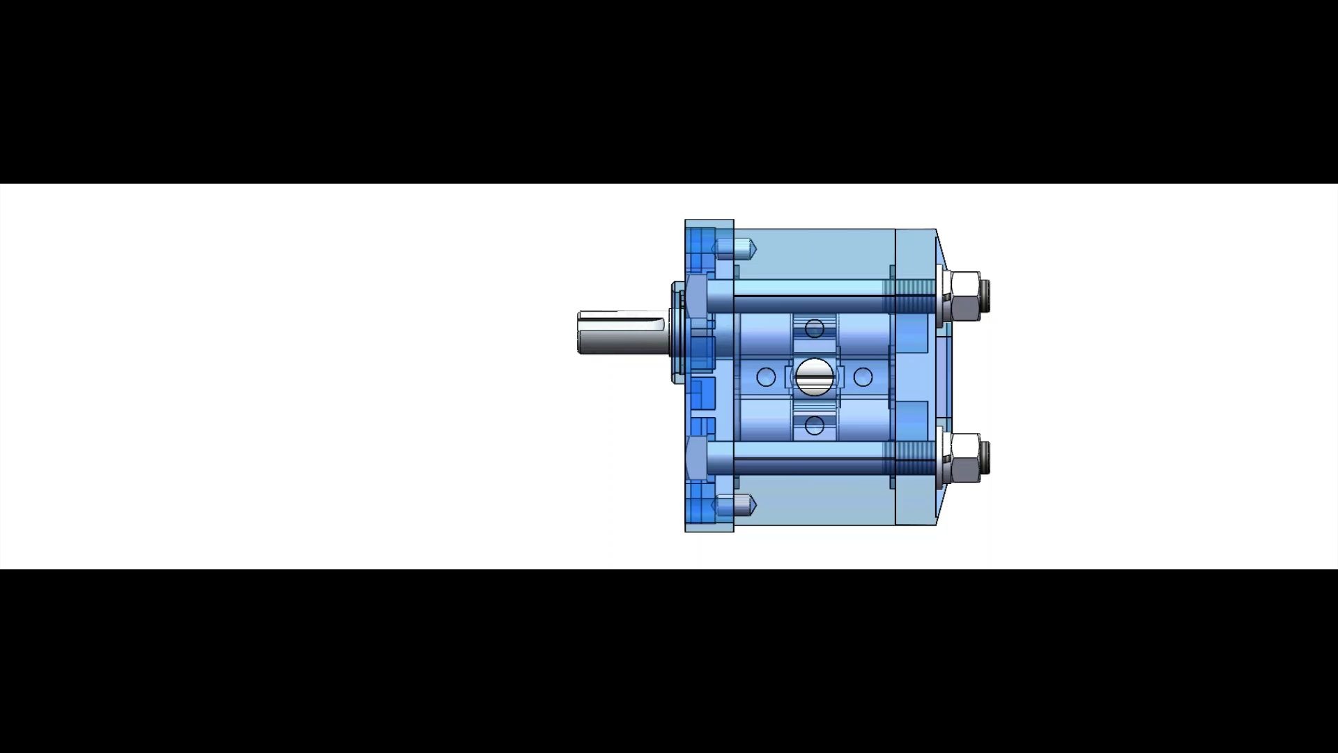 SolidWorks sw 齿轮油泵装配体爆炸机械仿真 计算机辅助设计三级项目
