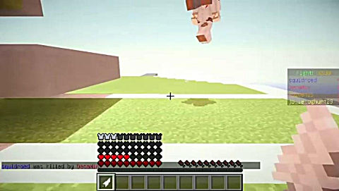 【我的世界】:看我的剑,是不是很厉害