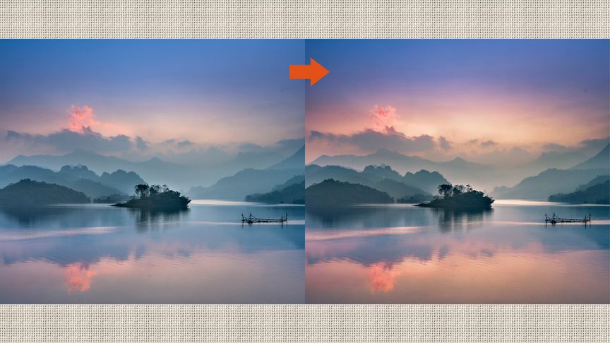 用PS轻松更改照片色调:只需1个调色命令!