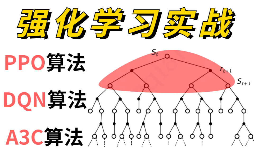 【强化学习实战】计算机博士花半天带你学会强化学习PPO算法/DQN...
