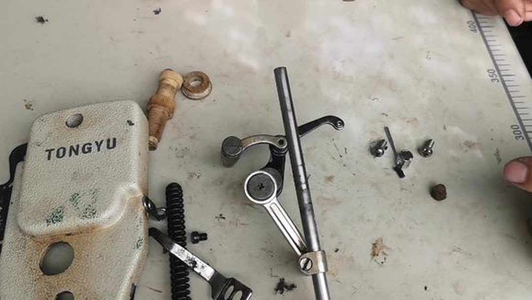 平车(电脑车)系列4,学会安装挑线杆组件