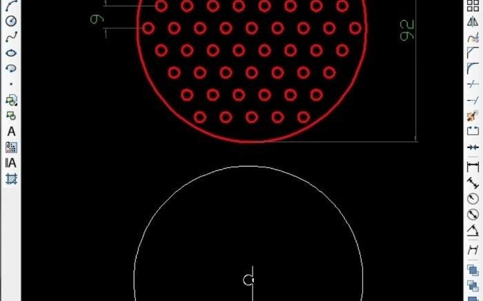 CAD如何绘制带角度的矩形阵列
