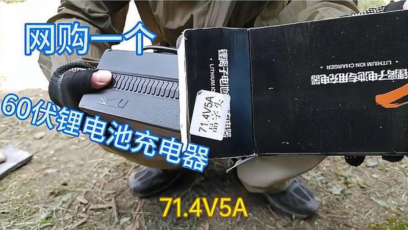 60伏32安的锂电池充电器坏了,实体店一问要100多,去网购了一个