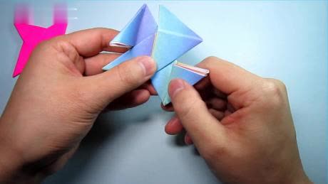 儿童手工折纸飞镖,能飞很远的纸飞镖折法,轻松就能学会