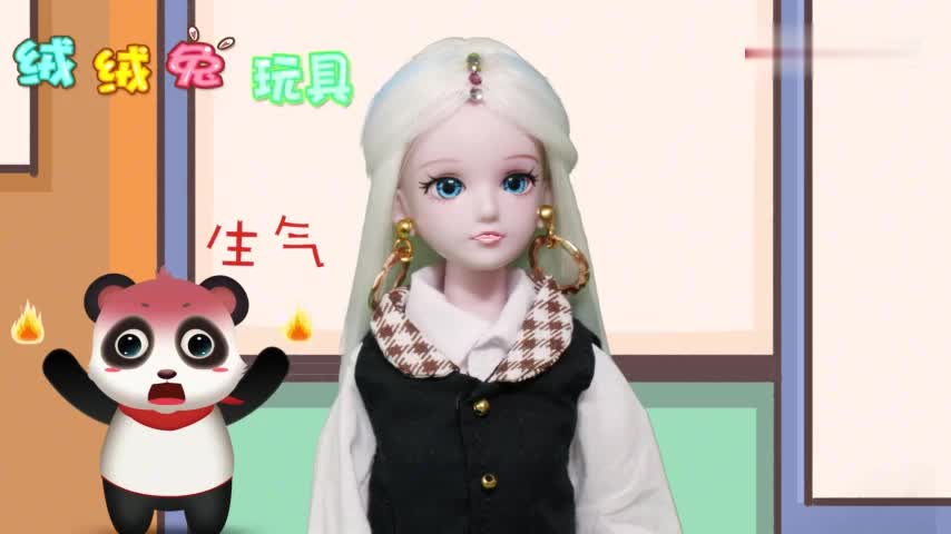 叶罗丽搞笑故事 冰公主去普通学校上学 就怕别人发现她是有钱人