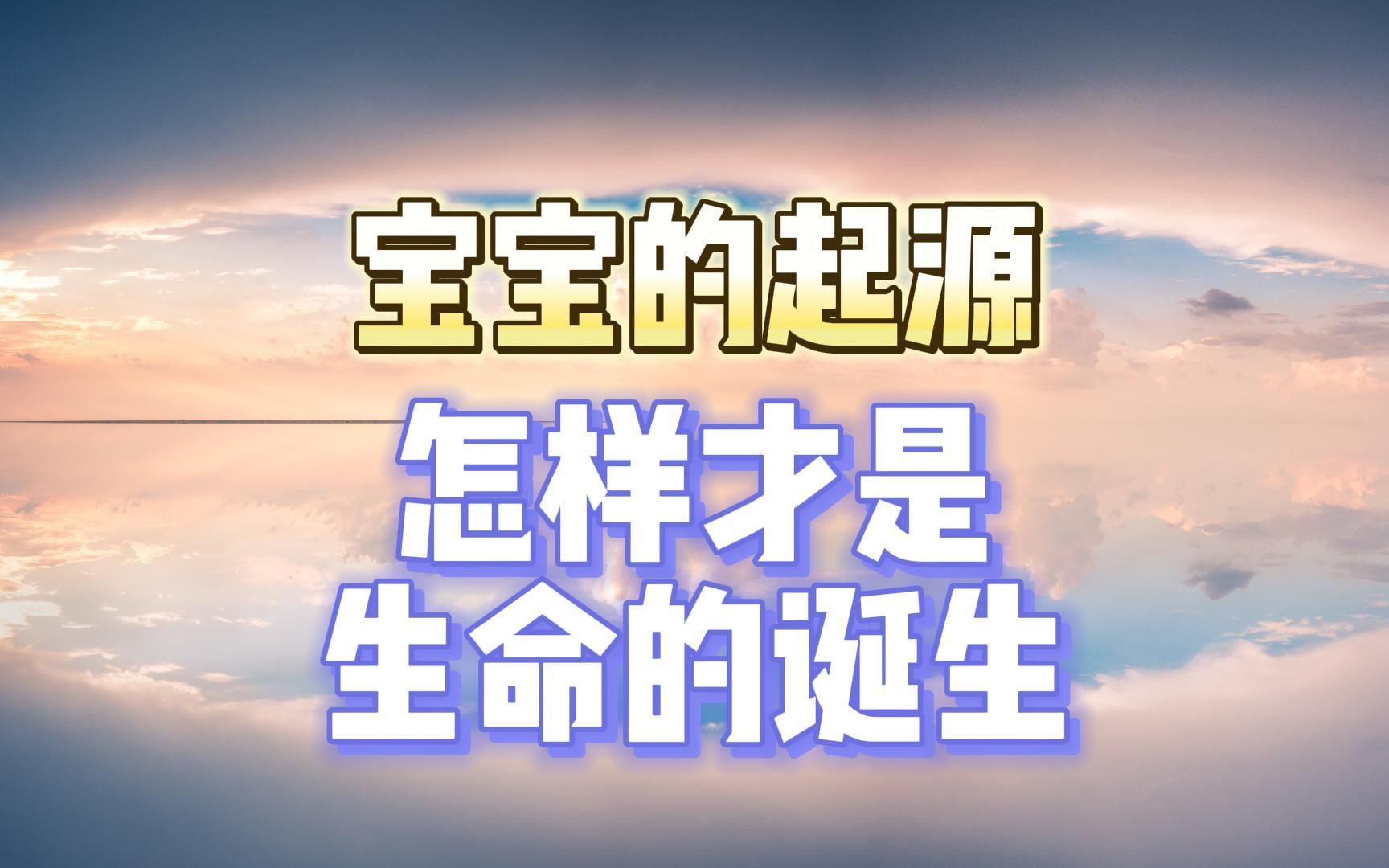 宝宝起源16 怎样算才是生命的诞生