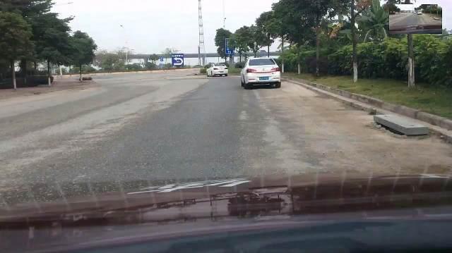 科目三考试中教练全程指导全过程