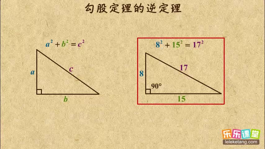 秒杀名师 初中数学八年级下册 勾股定理的逆定理