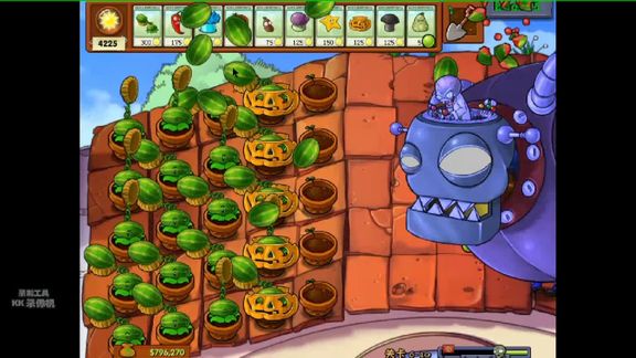 植物大战僵尸β版:僵尸博士还是挺厉害的,看来我只有开修改器