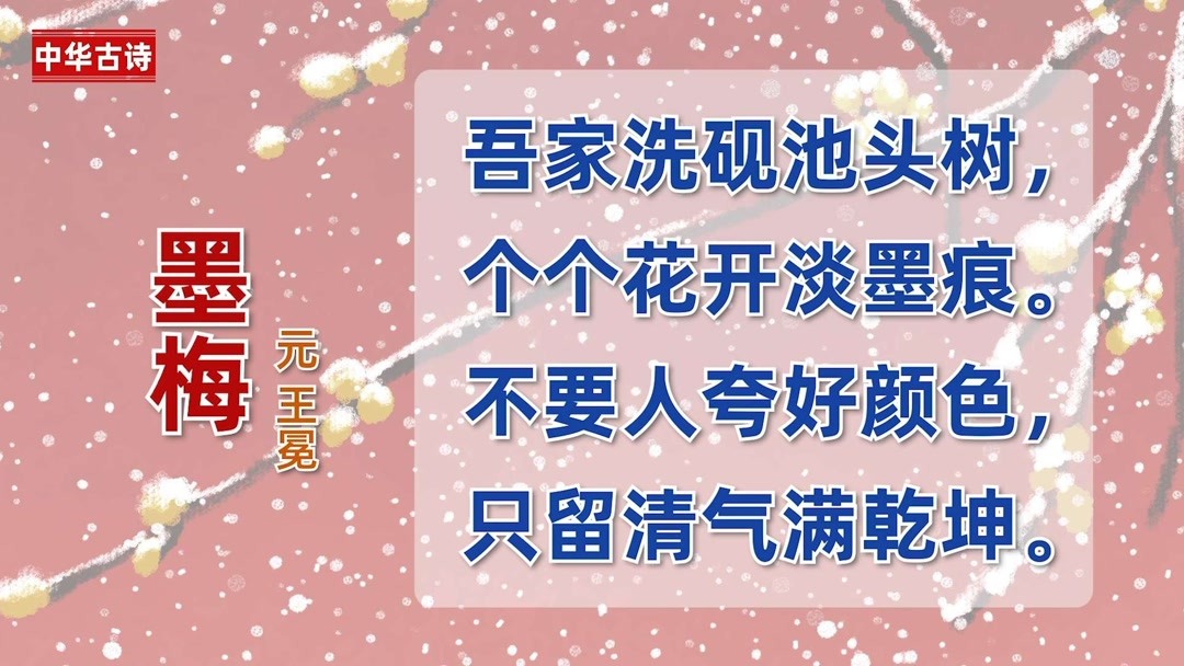 中华古诗 第45集 墨梅
