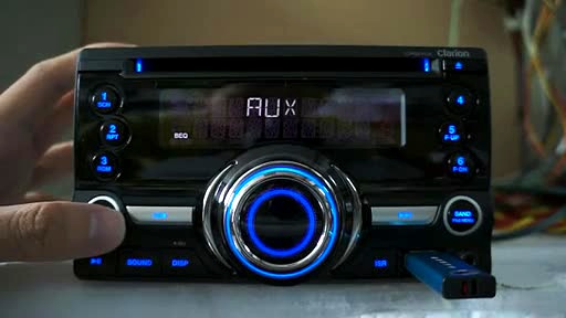 歌乐CX201A汽车CD机车载主机AUX前置USB支持iphone