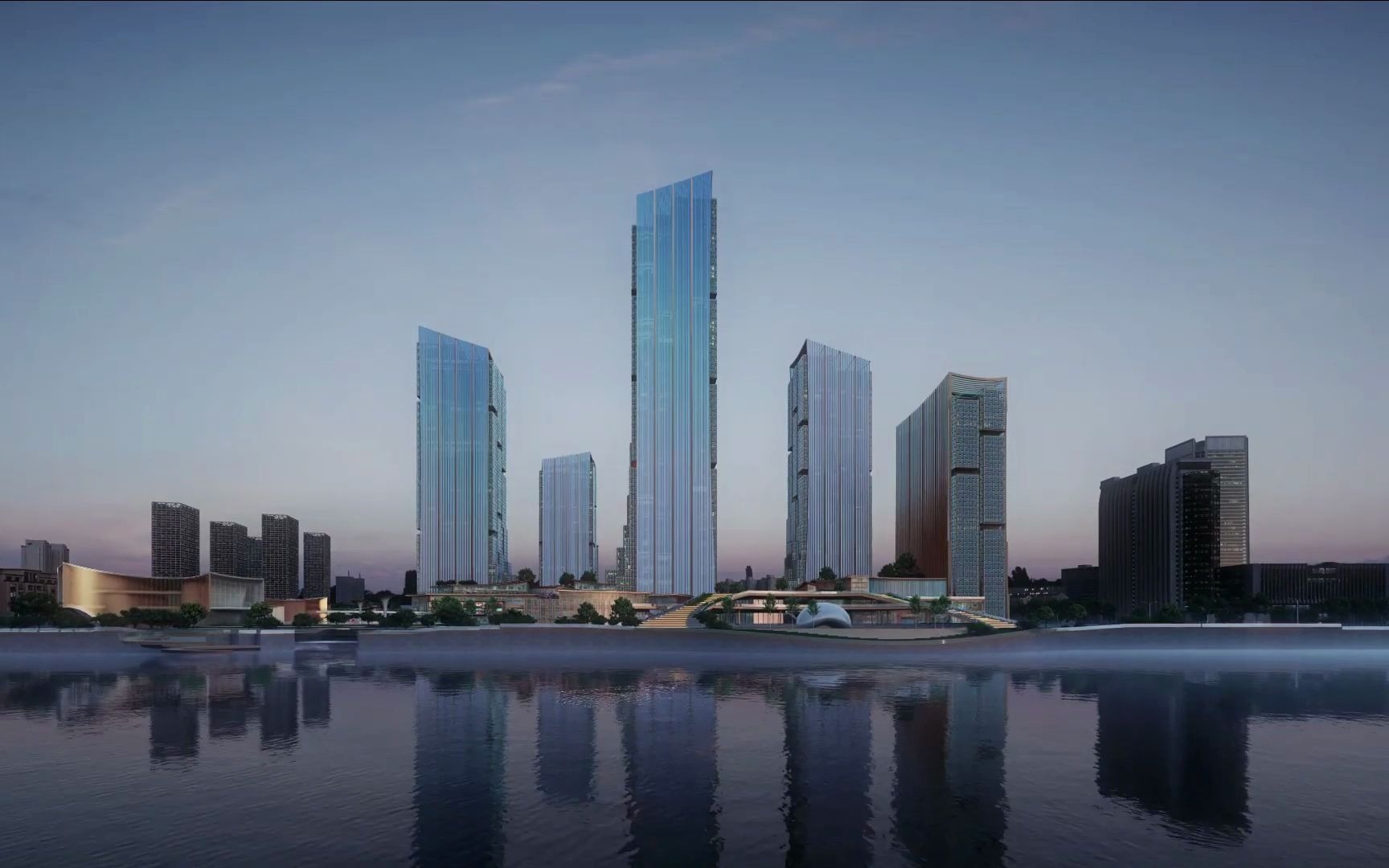 Lumion超大场景的建筑动画,跟我走吧,我可是有商业街的人!