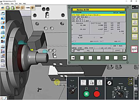 CNC仿真软件-发那科车床-Fanuc 0i-TD