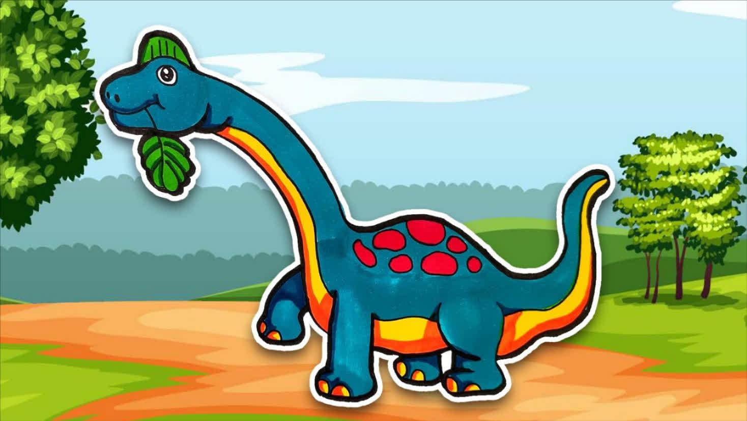 简单有趣又可爱的极龙简笔画,你家宝宝都能学会!