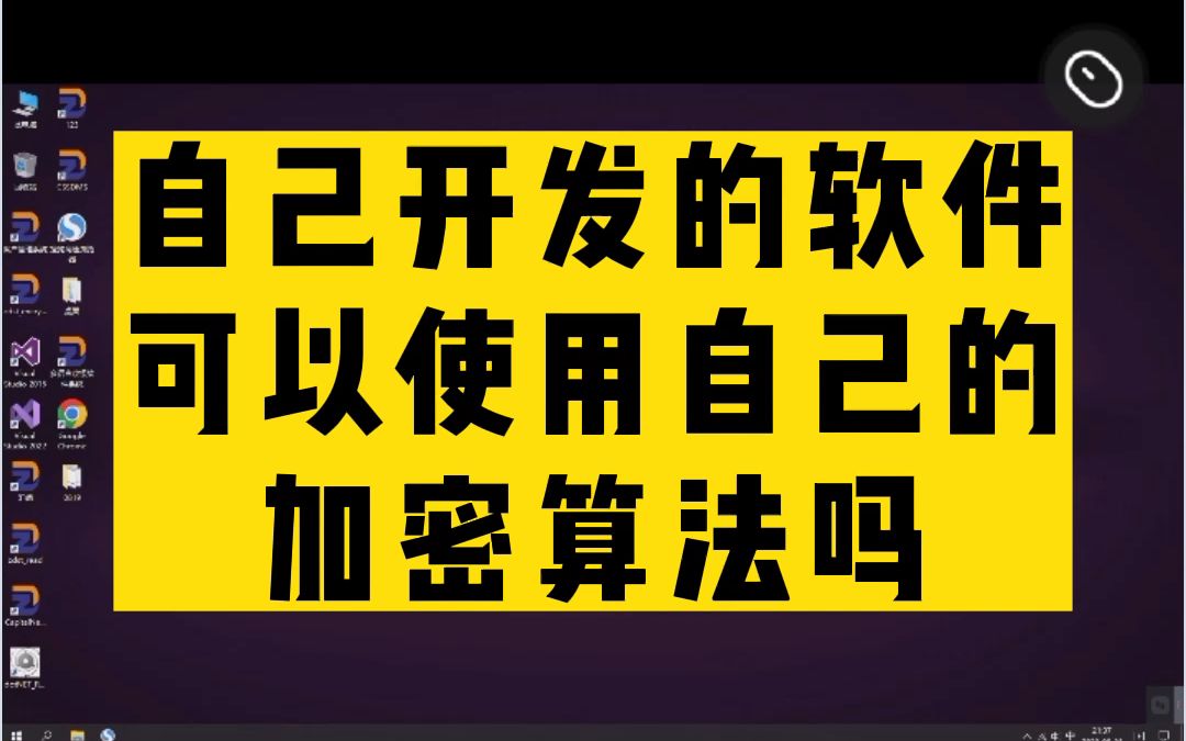 自己开发的软件系统可以使用自己的加密算法吗