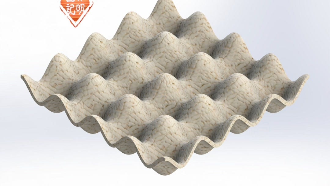 亦明图记:SolidWorks建模,鸡蛋托盘,草图中波浪线如何生成