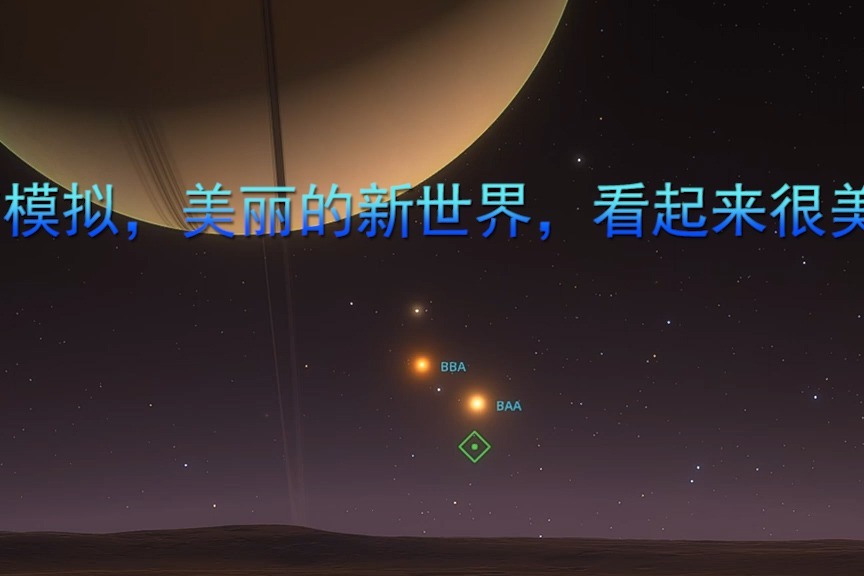 电脑模拟,美丽的新世界,看起来很