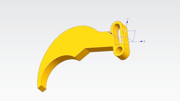 UG NX10.0 教程(三)挂钩模型