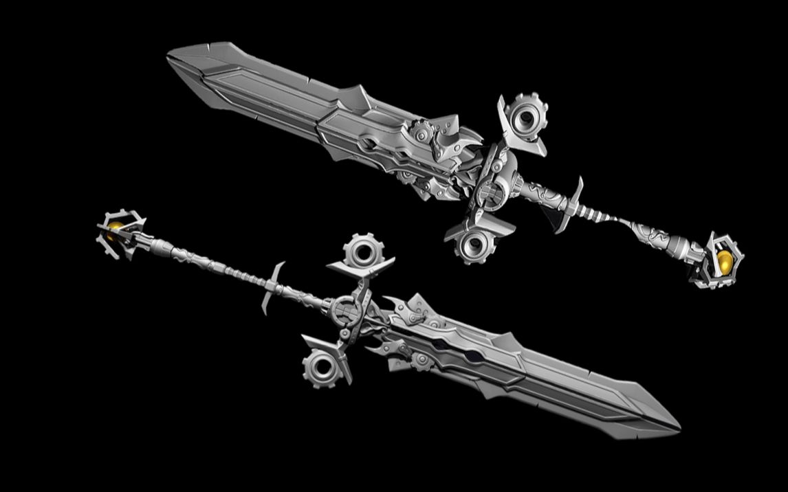 【3Dmax教程】3dmax武器教程 看完才发现原来建模这么简单!