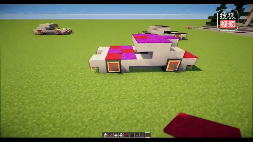 我的世界建筑:30秒内如何建造一辆小型精致的汽车