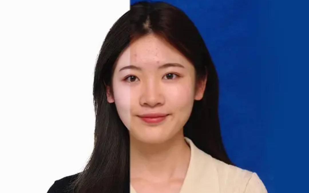 【PS小技巧】PS精修证件照小姐姐太美了,证件照安排上