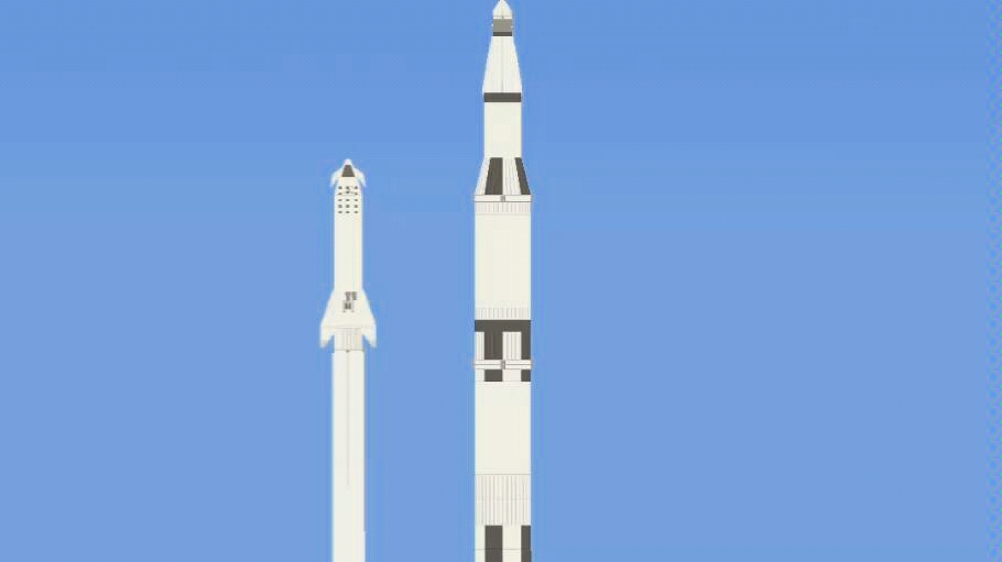 《航天模拟器》比bfr大的土星五号见过吗