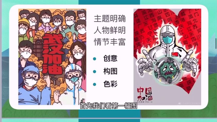 抗疫保卫战主题绘画