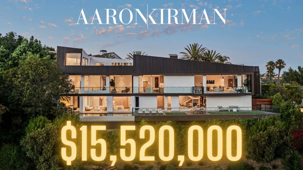 欣赏贝莱尔中心地段价值1552万美元的全新豪宅