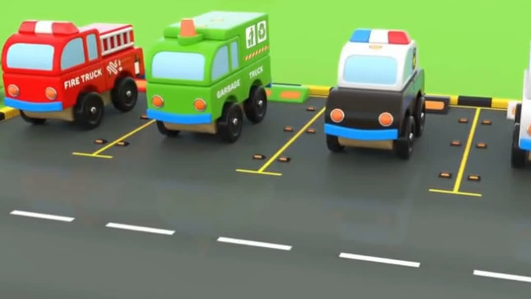 趣味动画,儿童英语视频:好多漂亮的汽车,快来认识下吧