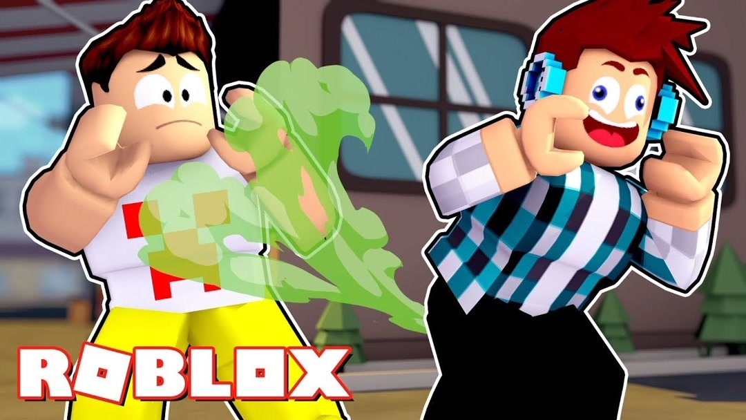 Roblox放屁模拟器#一个屁竟然能震晕人?威力真大!