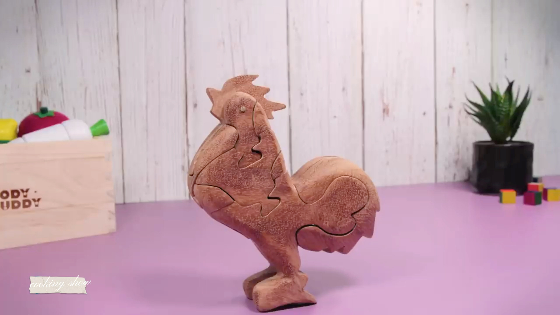 定格动画,美食烹饪,积木烤鸡