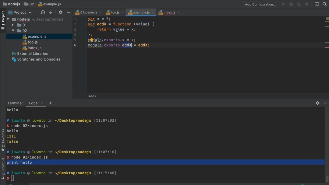 Node.js入门到实战 04 模块化结构 学习猿地
