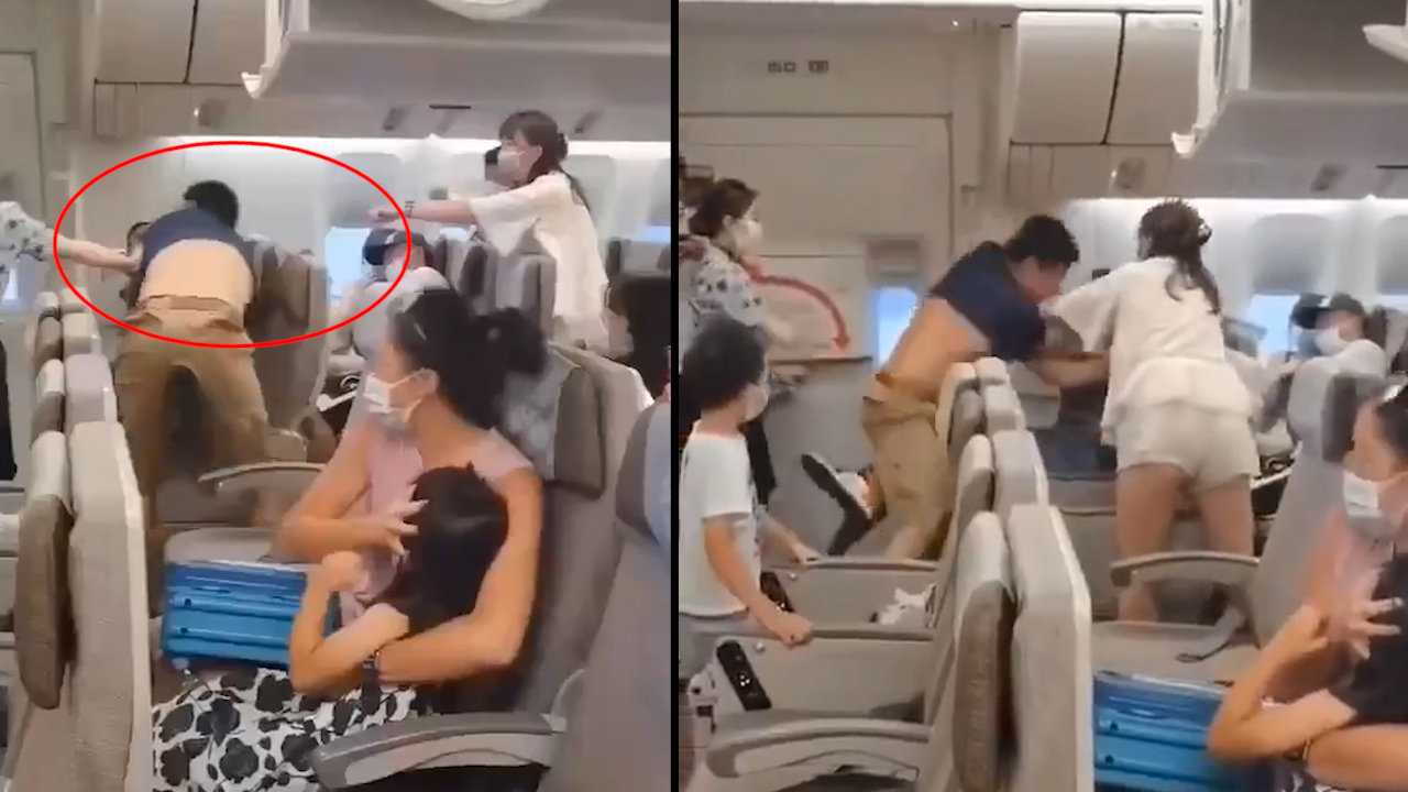 东航航班两旅客在机舱内打架,东航回应:调解后分别离开