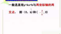 初中数学微课《一次函数的图象》
