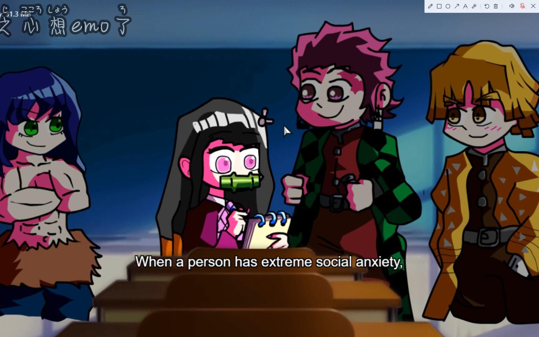 【FNF】优质换皮模组,祢豆子同学有.交流障碍症?